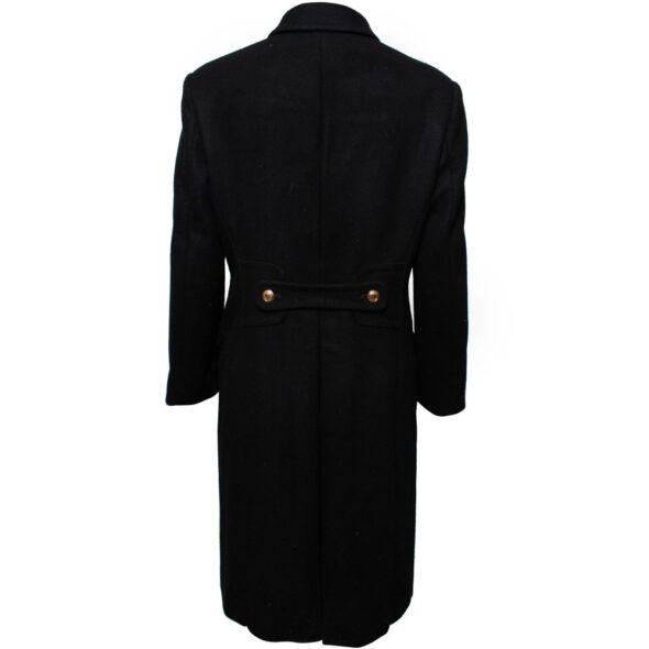 Soviet Union Russian Army Overcoat long Officers Black Wool OverCoat ...